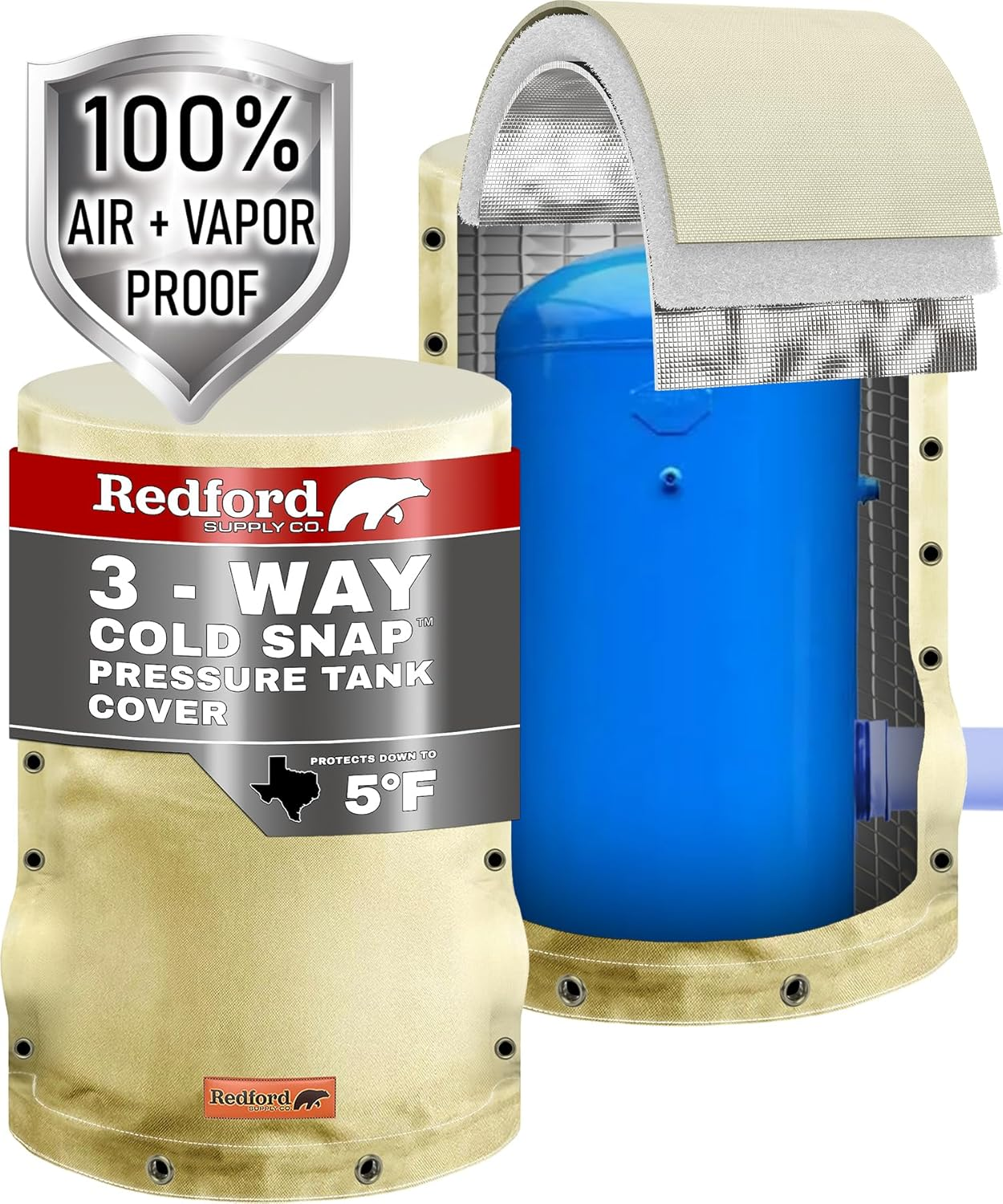 3-Way Pressure Tank Cover – Redford Supply