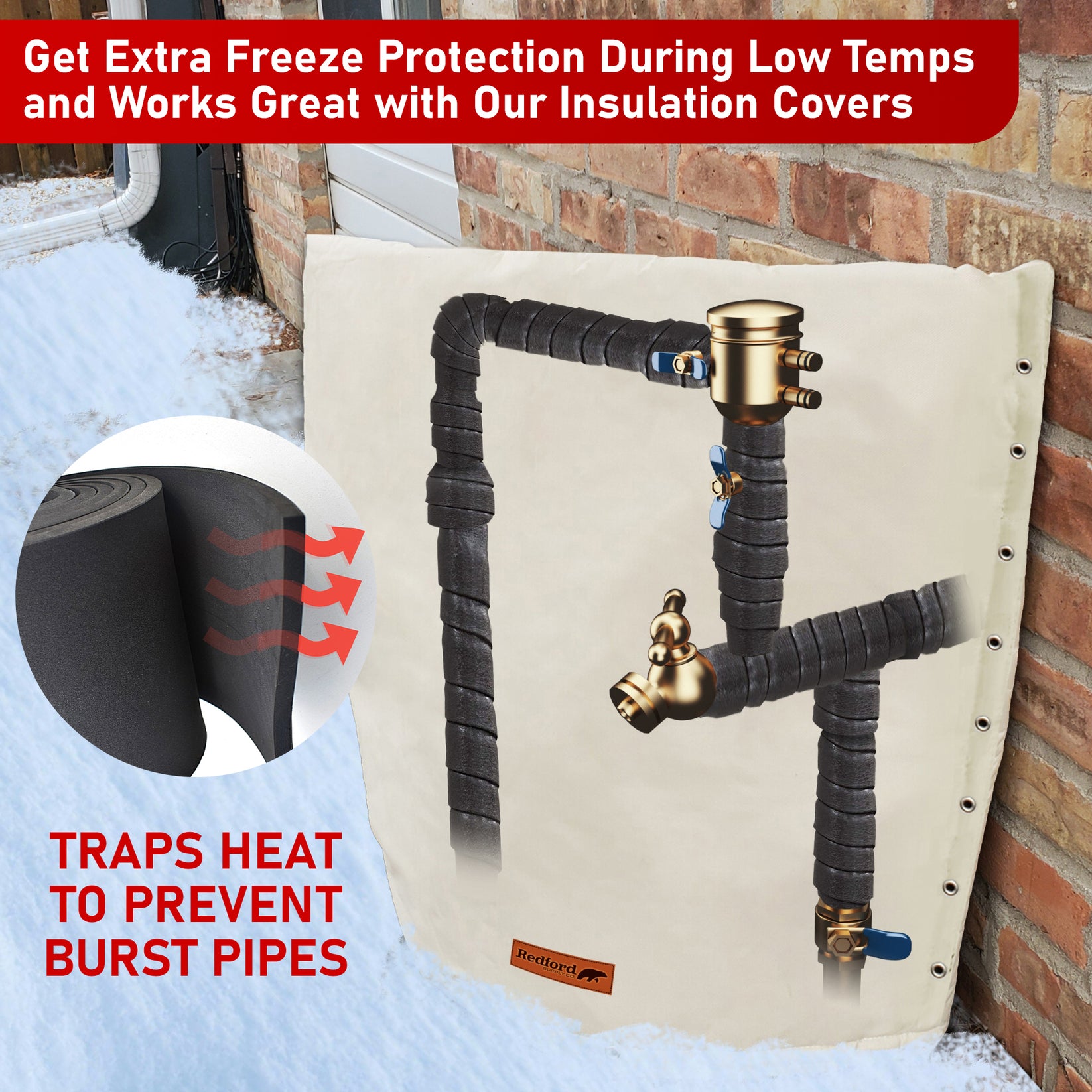 Cold Snap Pipe Insulation Tape – Redford Supply