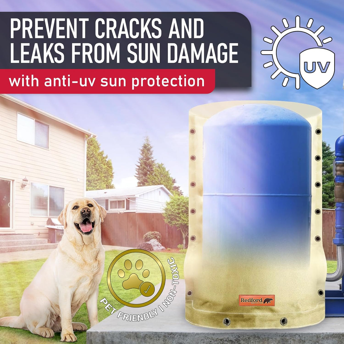 Cold Snap 3-Way Pressure Tank Cover (Beige) – Redford Supply