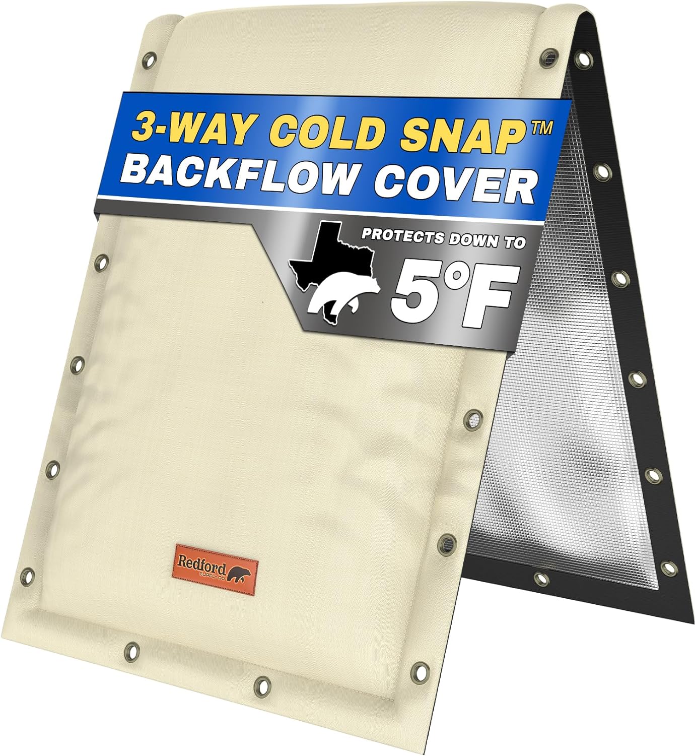 Customizable Cold Snap Double Wall™ Backflow Cover Easily Wraps Over P ...