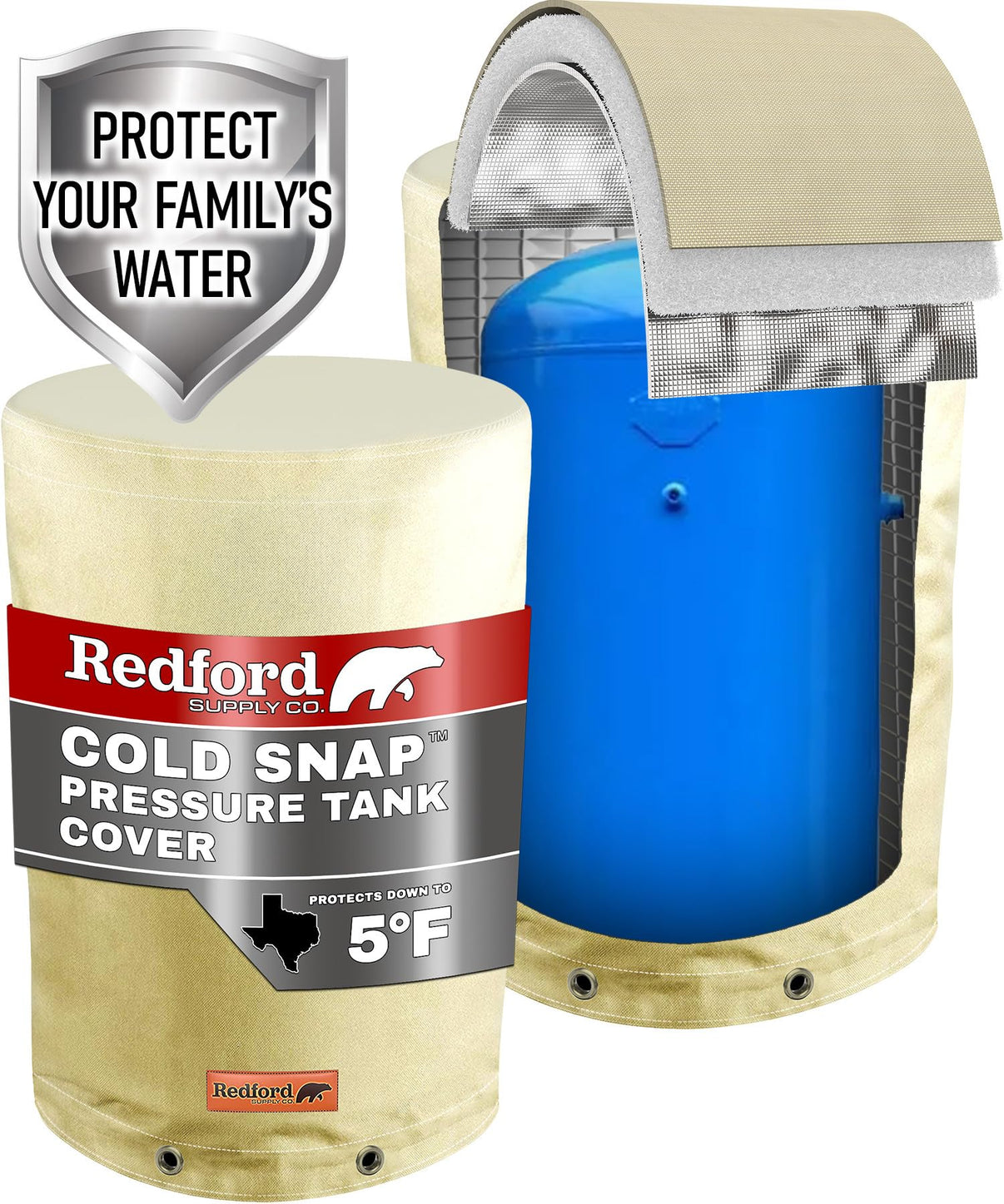 Cold Snap Pressure Tank Cover (Beige) – Redford Supply