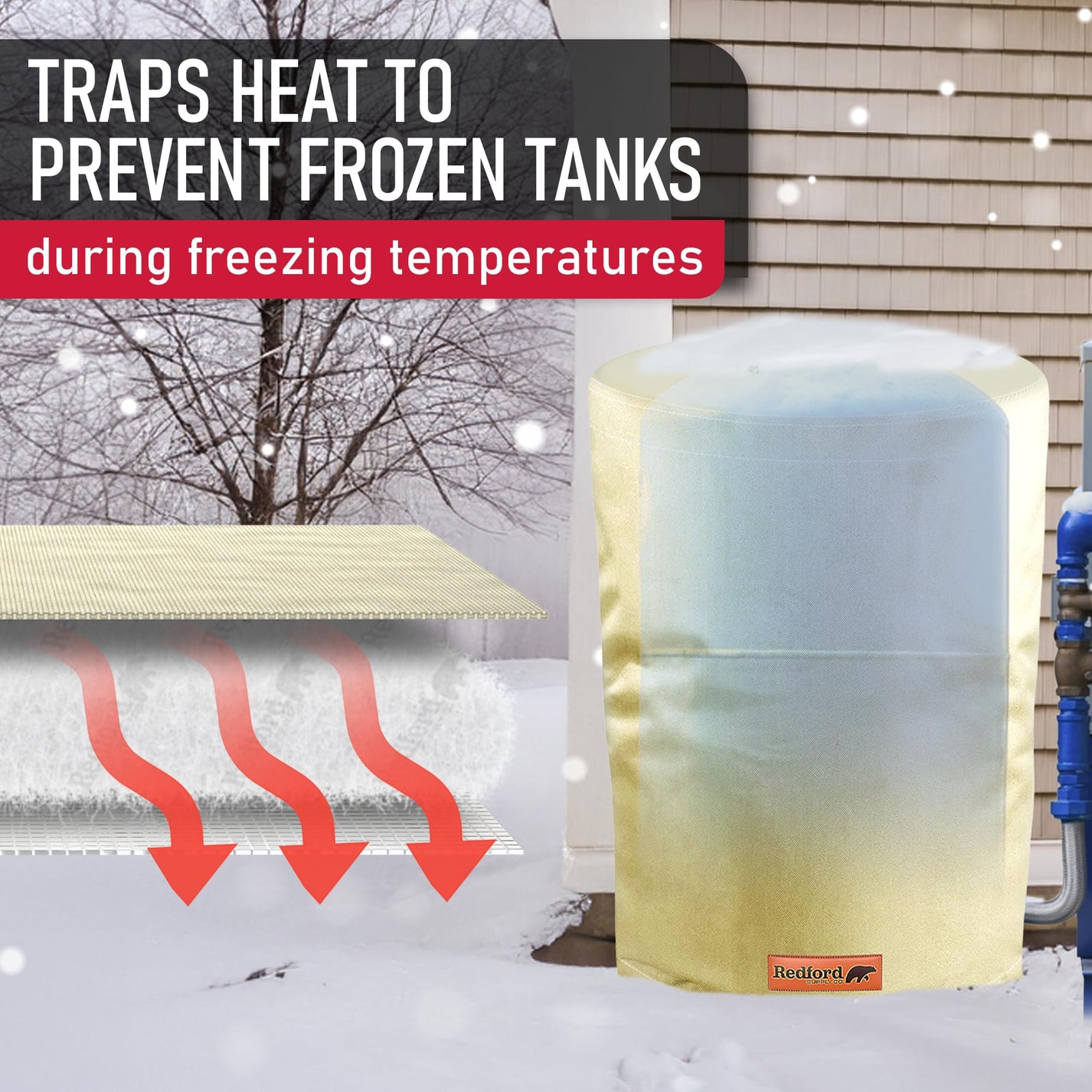 Cold Snap Pressure Tank Cover (Beige) – Redford Supply