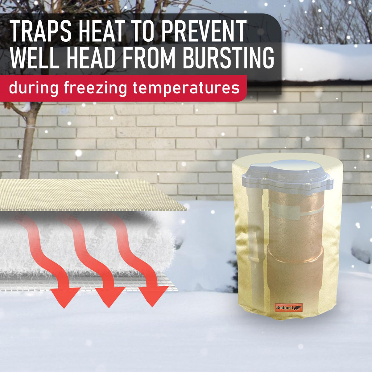 Cold Snap Well Pump Cover (Beige) – Redford Supply