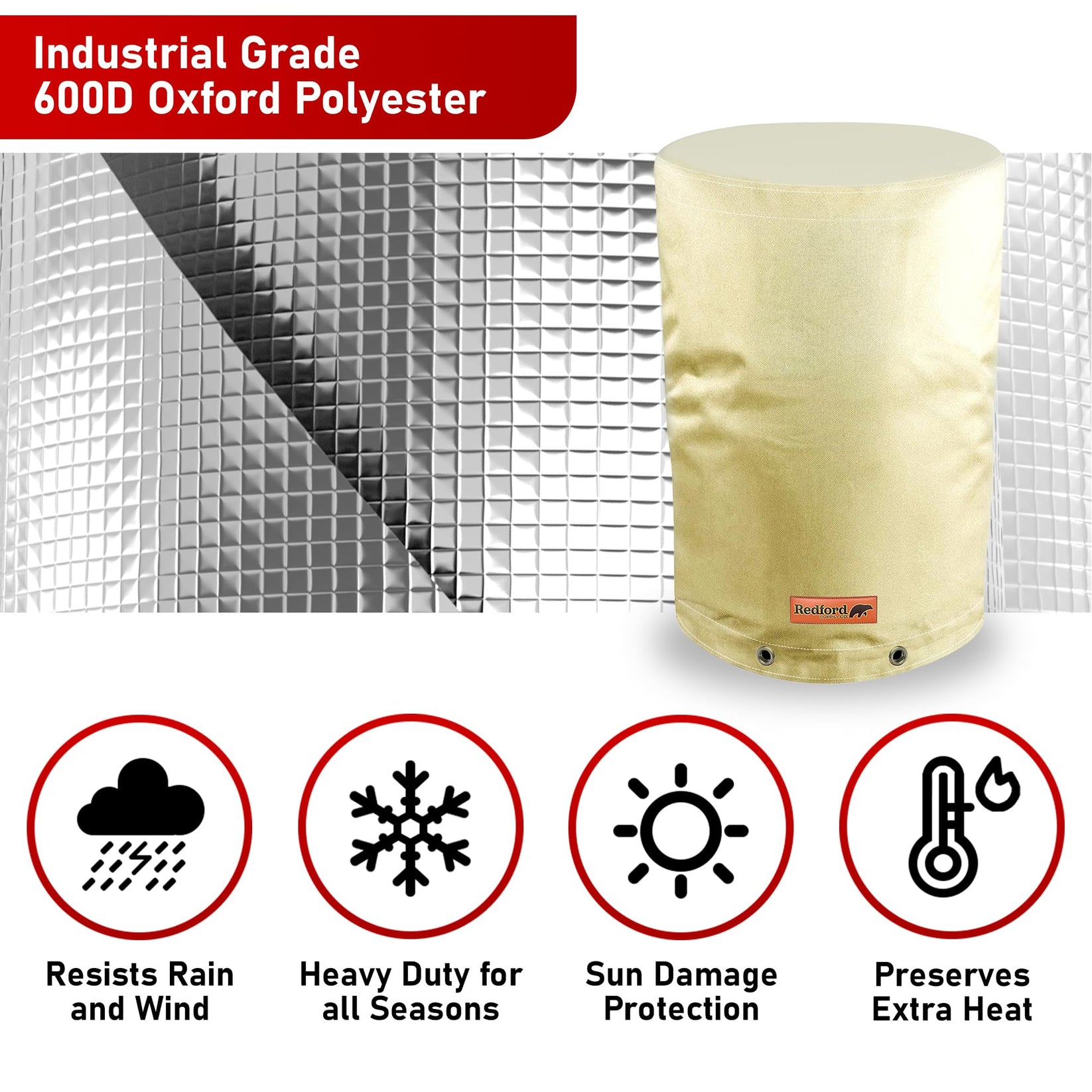 Cold Snap Pressure Tank Cover (Beige) – Redford Supply